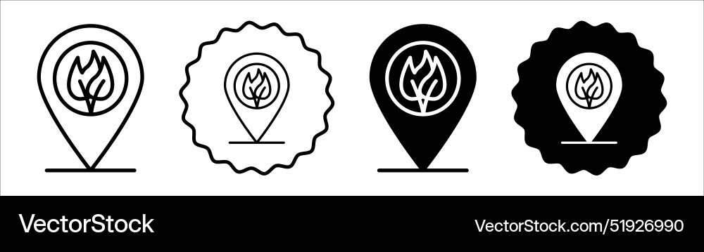 Locally grown icon symbol set collection Vector Image