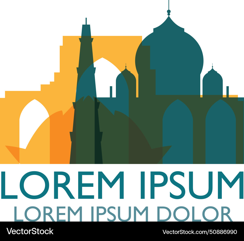 New delhi logo Royalty Free Vector Image - VectorStock