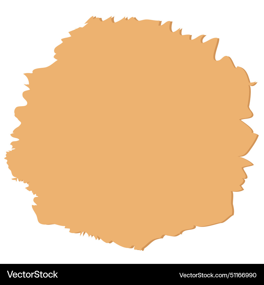 Torn paper edges circle shape Royalty Free Vector Image