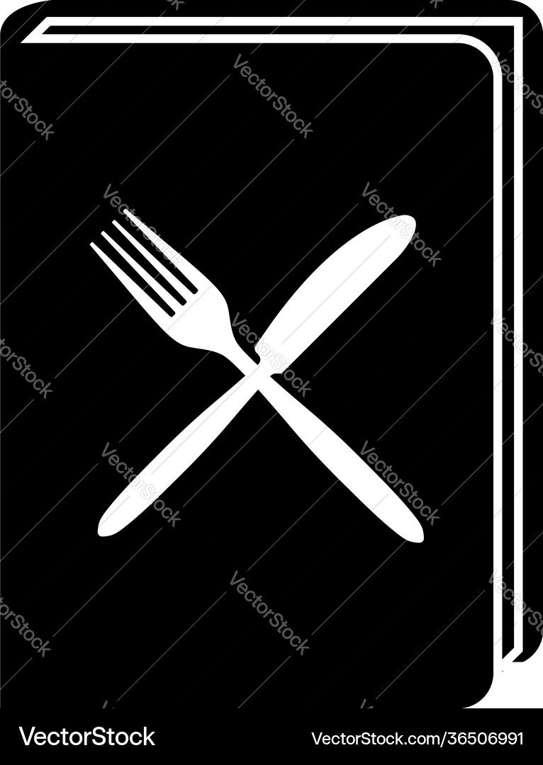 Menu book icon Royalty Free Vector Image - VectorStock