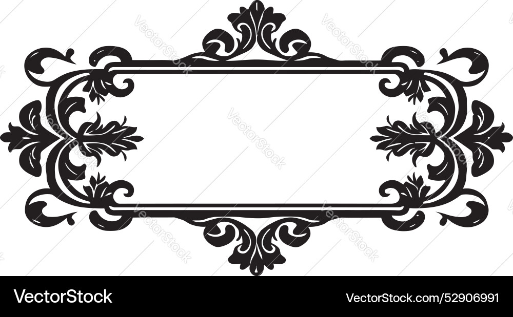 Regal abundance monochrome craftsmanship Vector Image