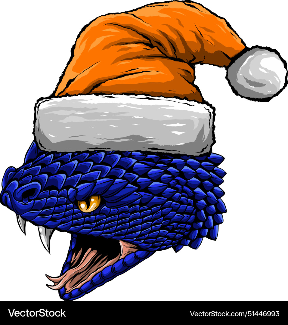 Snake head hand drawn design Royalty Free Vector Image