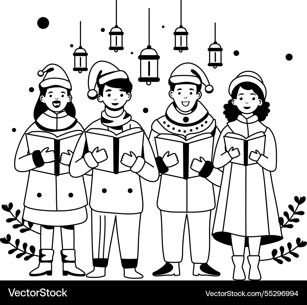 Christmas song Royalty Free Vector Image - VectorStock