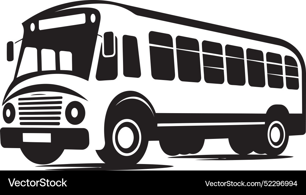 Transit chronicles expressive bus Royalty Free Vector Image