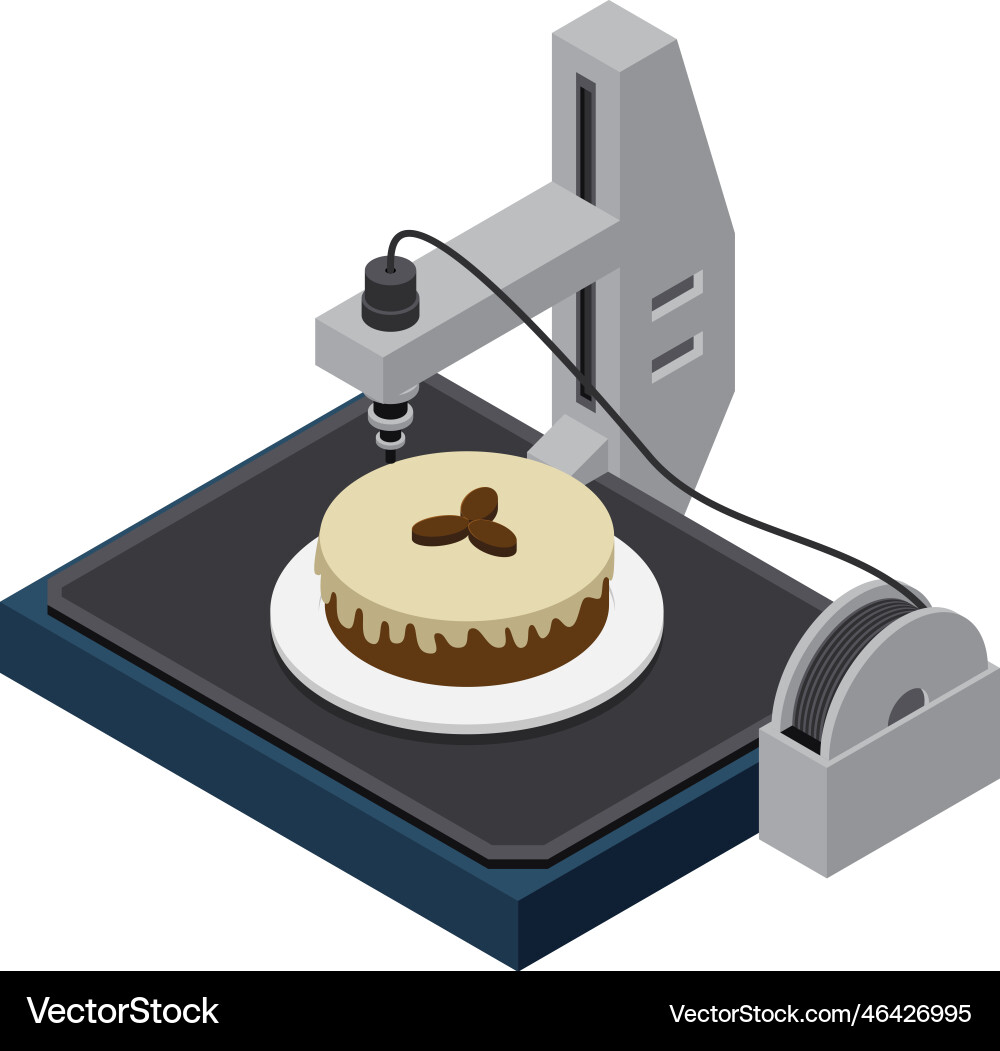3d printing industry icon Royalty Free Vector Image