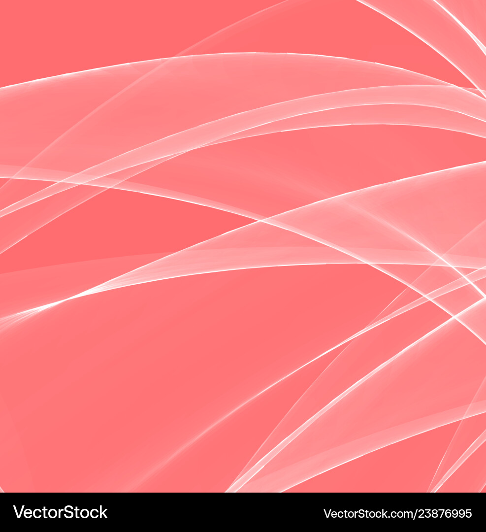 Magic wave color background living coral Vector Image