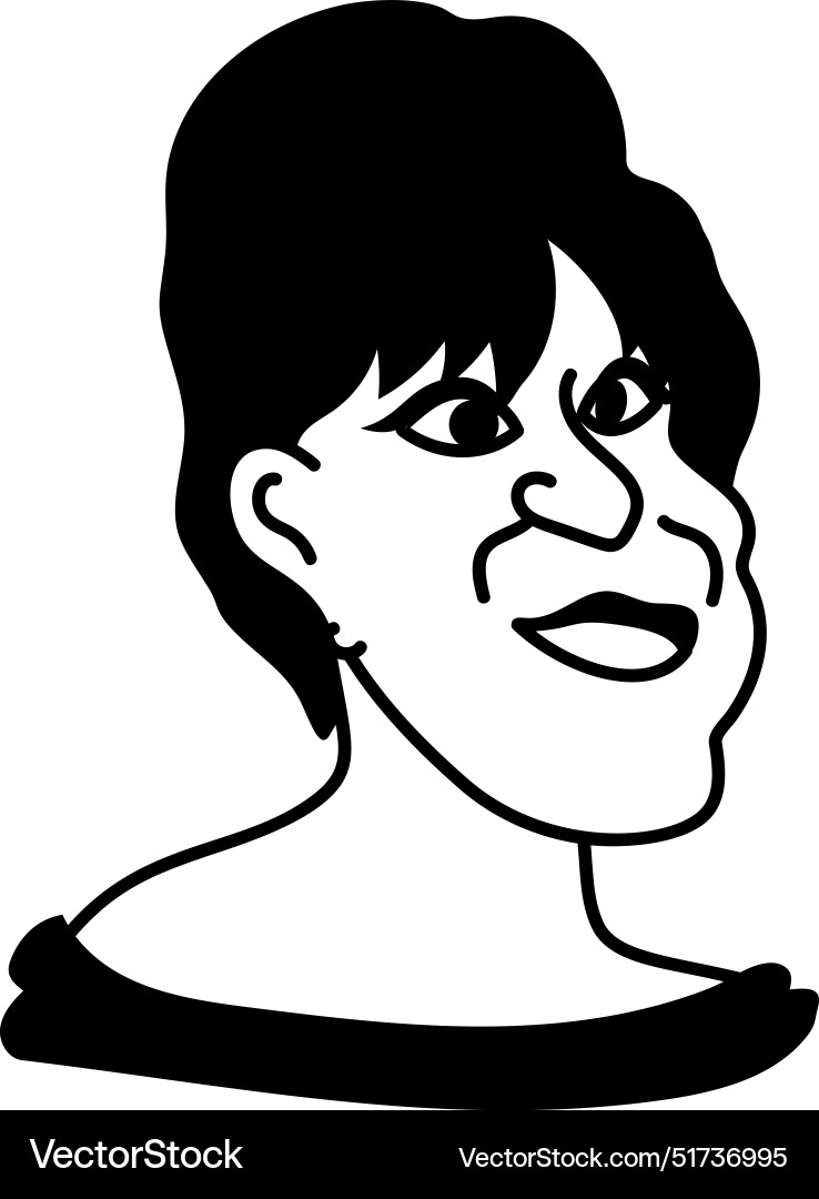 Ugly woman Royalty Free Vector Image - VectorStock