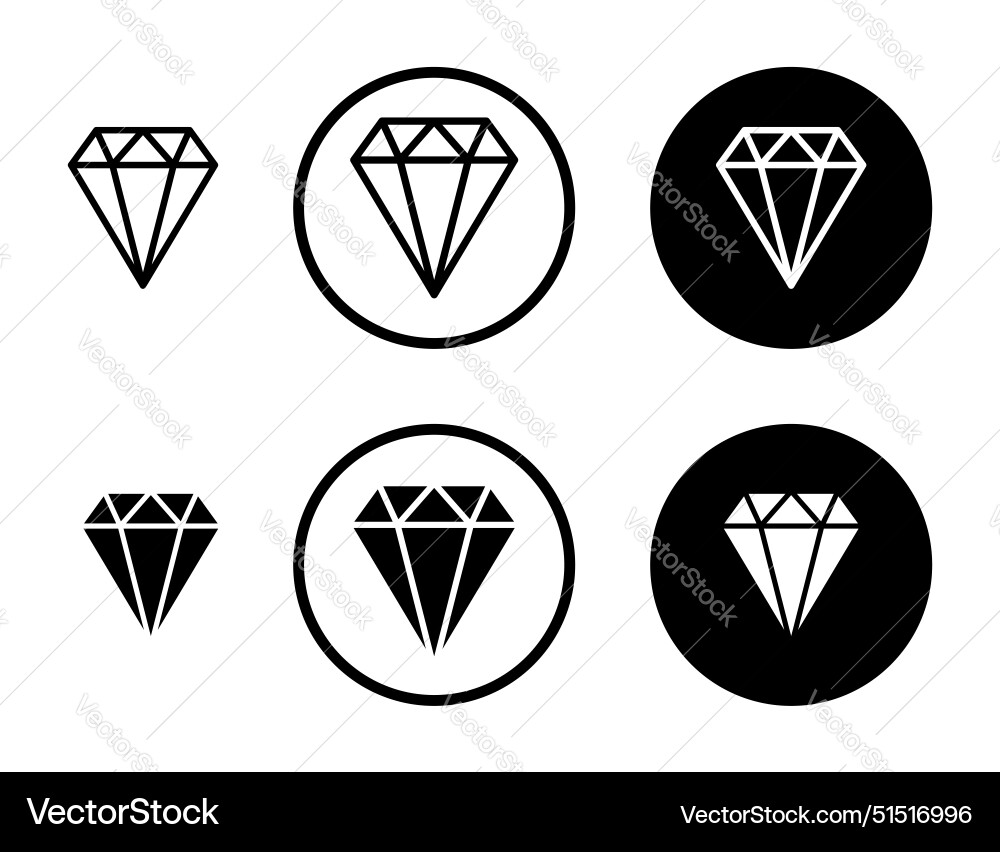 Gem icon Royalty Free Vector Image - VectorStock