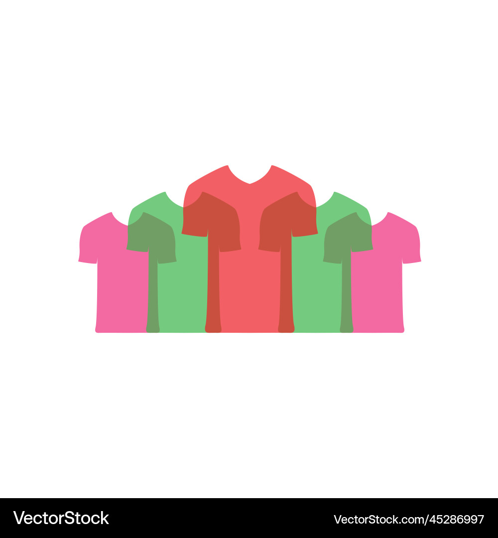 Abstract cloth icon logo Royalty Free Vector Image