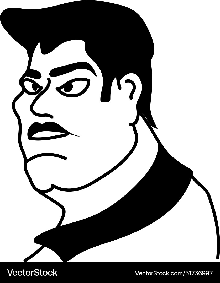 Fat man Royalty Free Vector Image - VectorStock Fat man Royalty Free Vector Image - VectorStock
