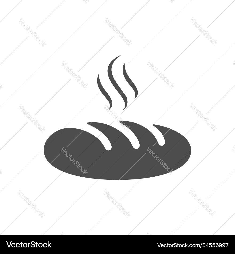 Hot bread Royalty Free Vector Image - VectorStock