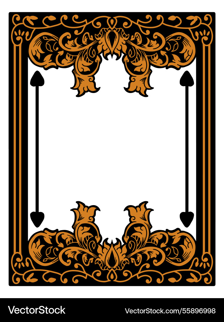 Vintage gold ornamental frames Royalty Free Vector Image