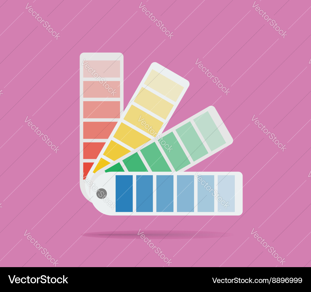 Color swatch Royalty Free Vector Image - VectorStock