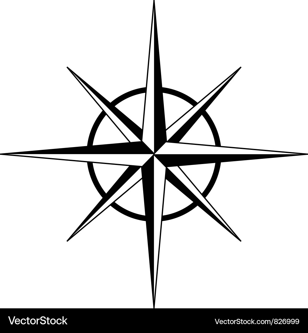 Compass Rose Vector Compass Rose Vector Illustration Stock