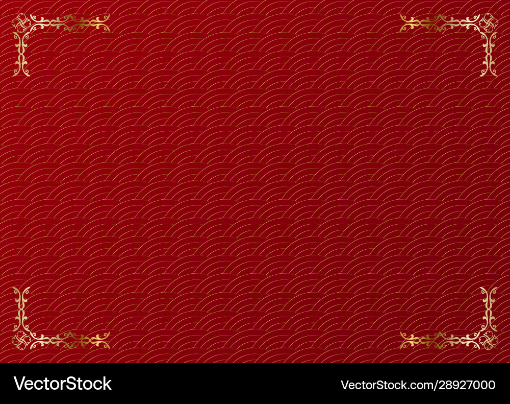 Chinese Red Pattern Background Royalty Free Vector Image