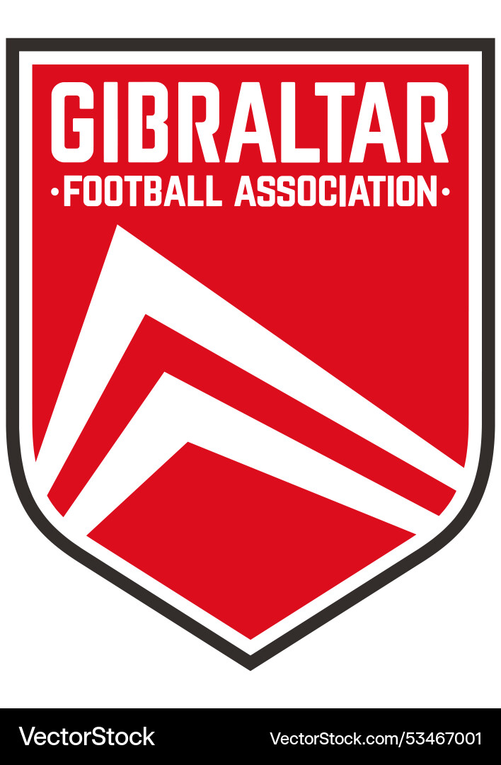 Gibraltar fa Royalty Free Vector Image - VectorStock