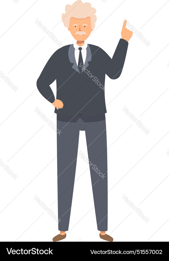 Albert Einstein Pointing Up – Science & Genius