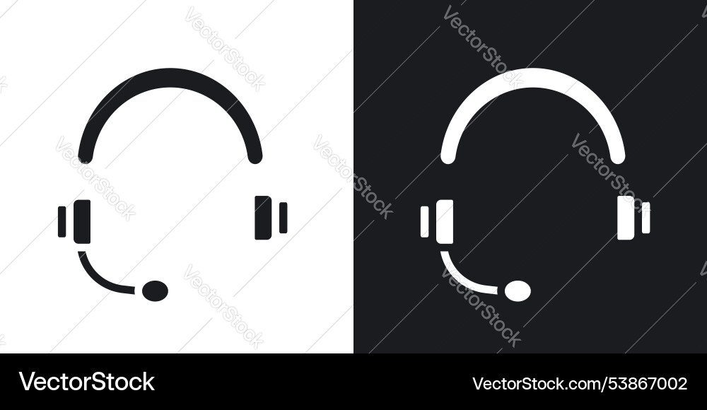 Headphones icon set Royalty Free Vector Image - VectorStock