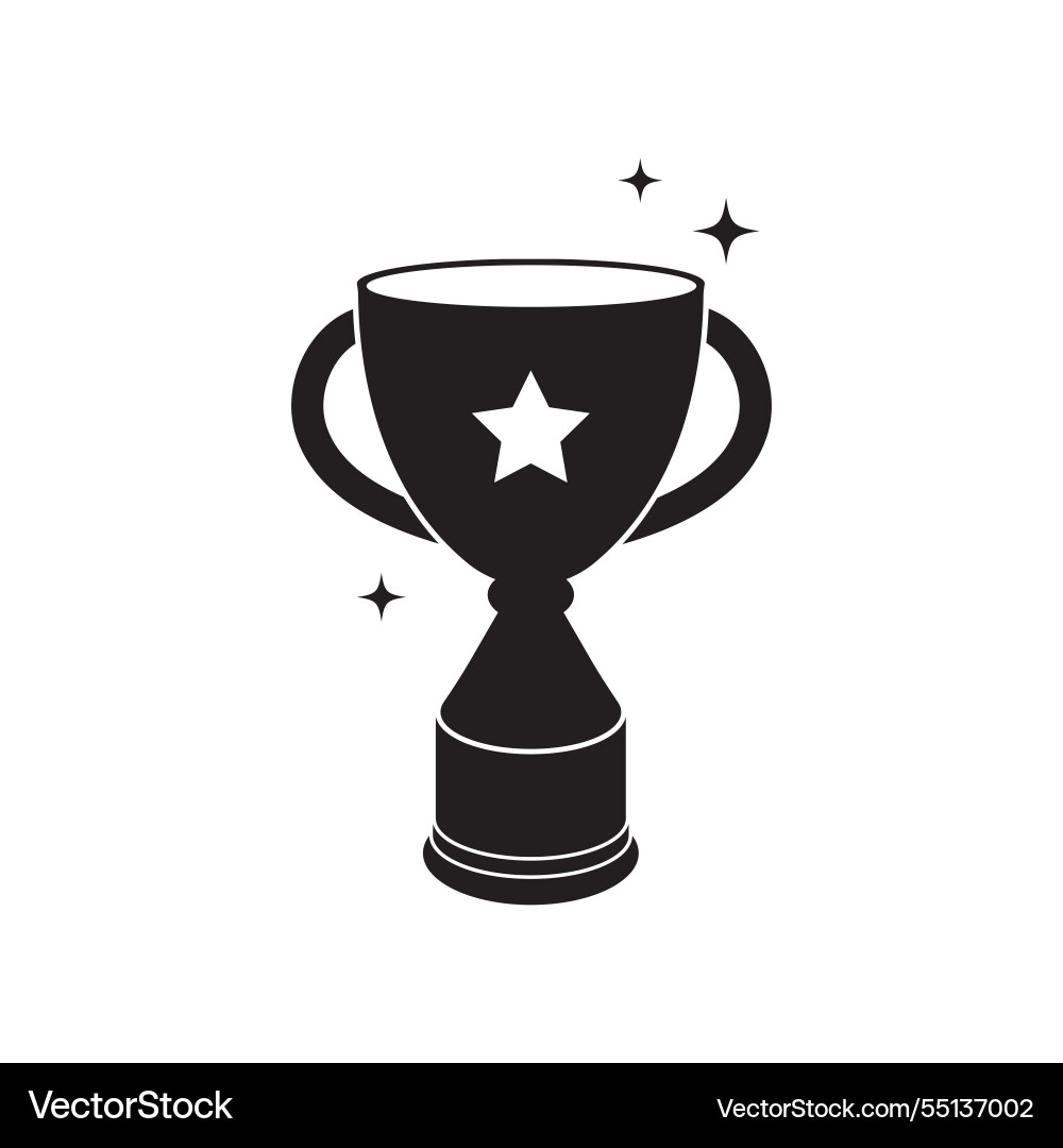 Trophy icon design Royalty Free Vector Image - VectorStock