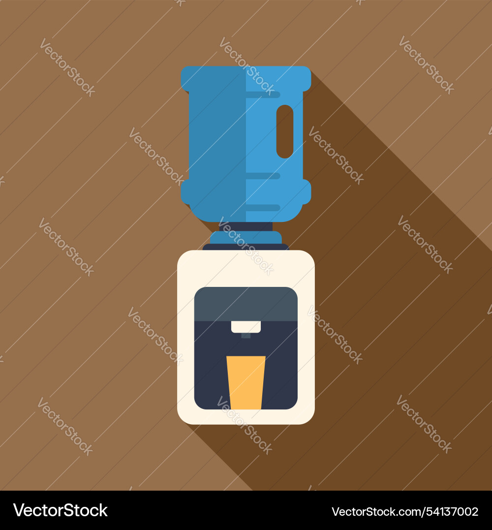 Water cooler dispensing refreshing drink Vector Image