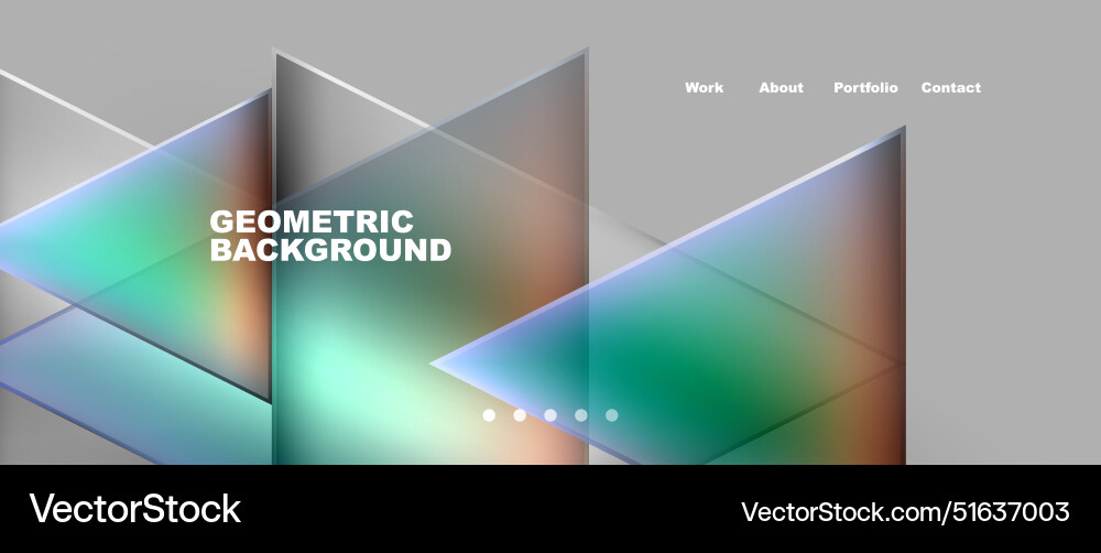 Flowing bright neon gradients geometric abstract Vector Image