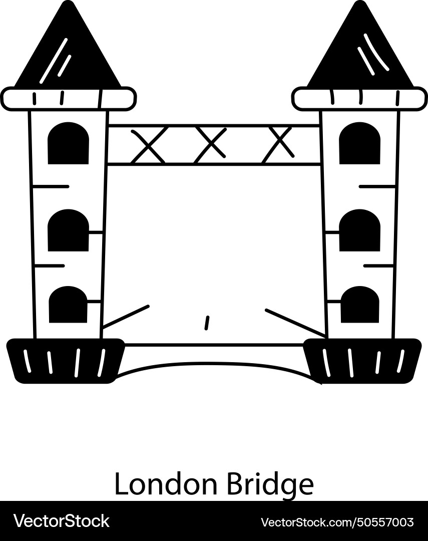 London bridge Royalty Free Vector Image - VectorStock