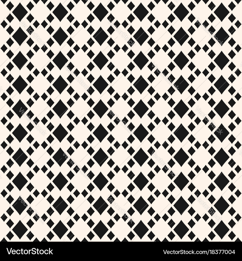 Geometric texture with rhombuses diamonds Vector Image