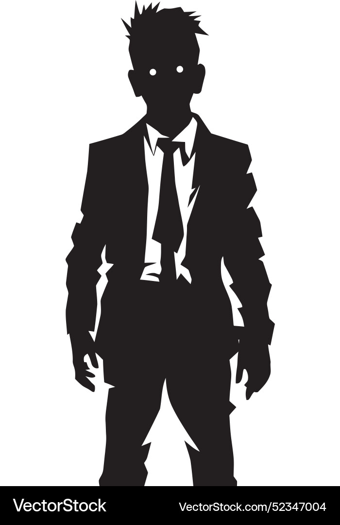 Nocturnal necrosis blackened zombie afterlife vec Vector Image