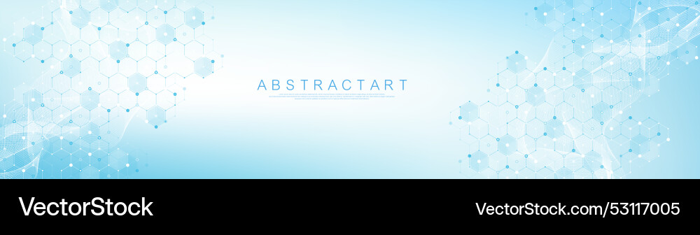 Abstract biology and pharmaceutical technology Vector Image