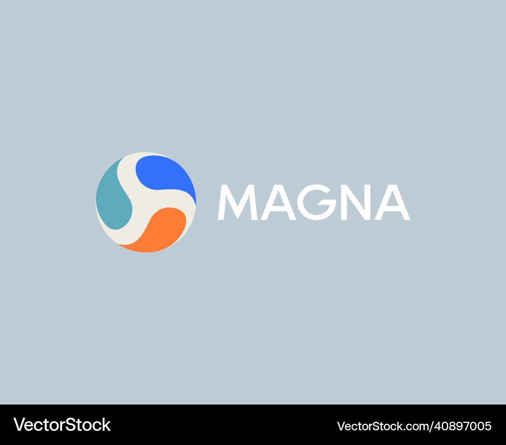 Abstract Spin Circulation Logo Royalty Free Vector Image