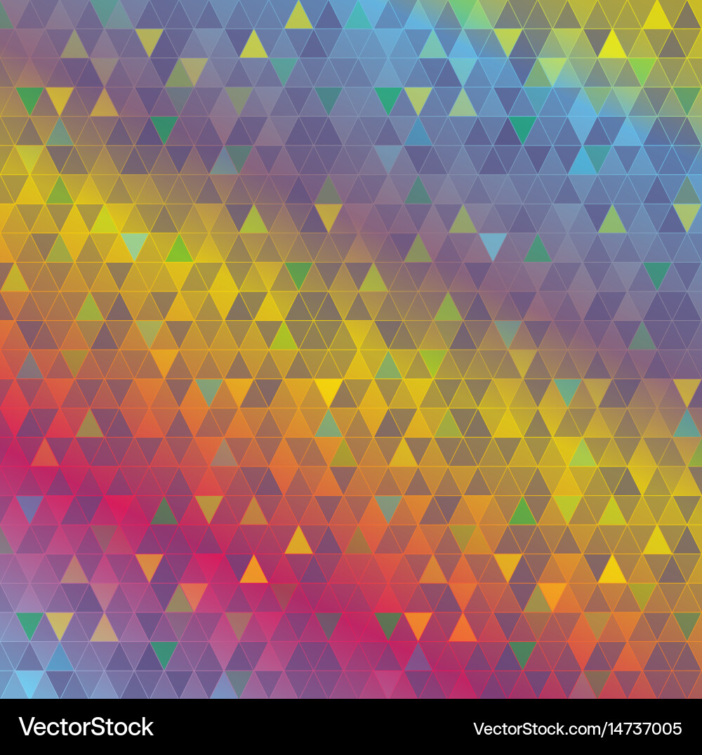 Colorful abstract triangles background Royalty Free Vector