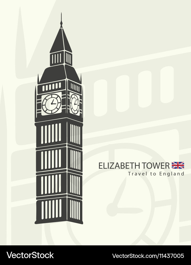 Big Ben Clock Vector