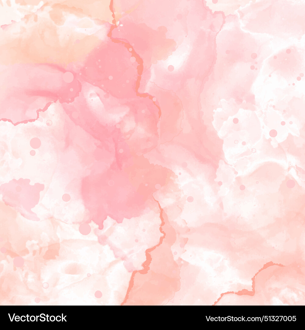 Hand painted abstract alcohol ink design Vector Image