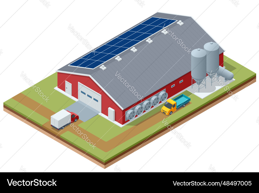 Livestock Isometric Vector Images (over 980)