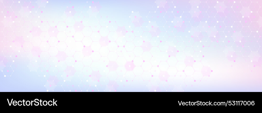 Abstract biology and pharmaceutical technology Vector Image