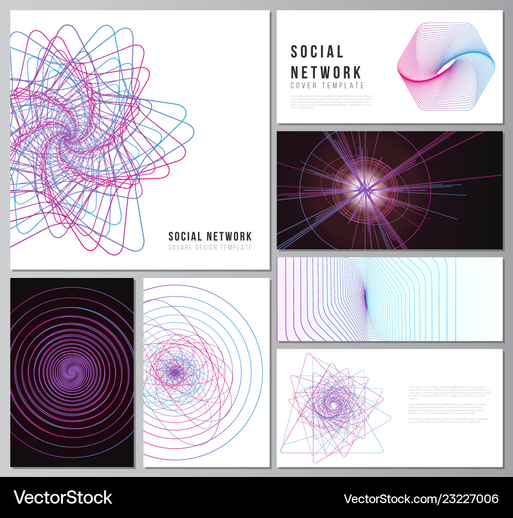 Editable layouts Royalty Free Vector Image - VectorStock