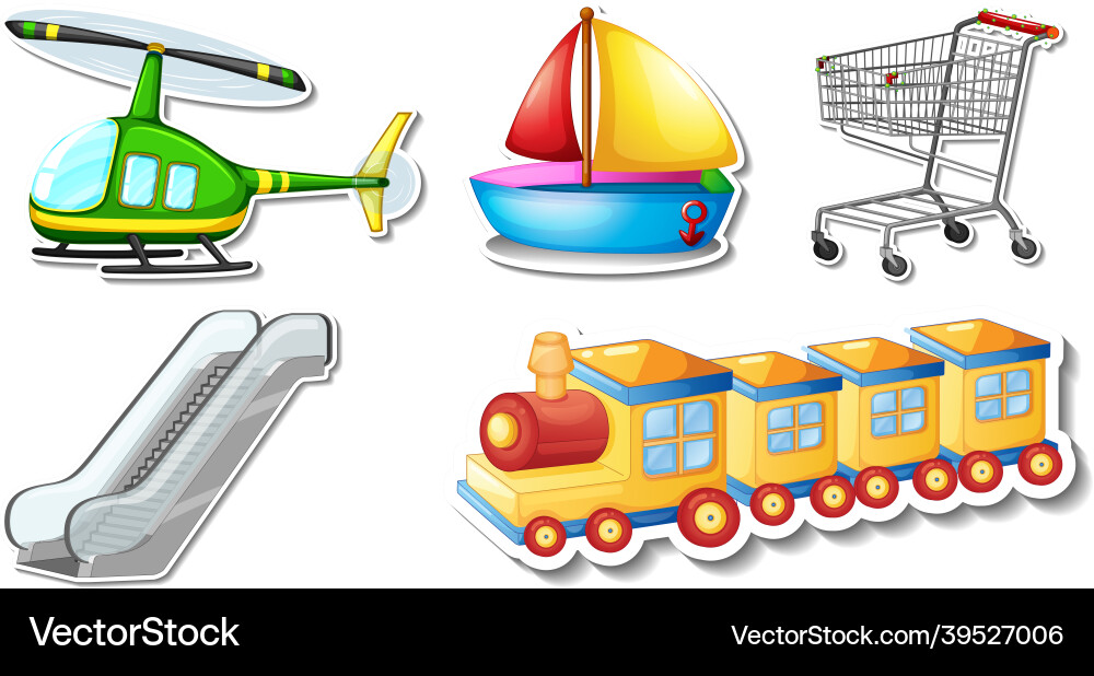 Random stickers with transportable vehicle objects