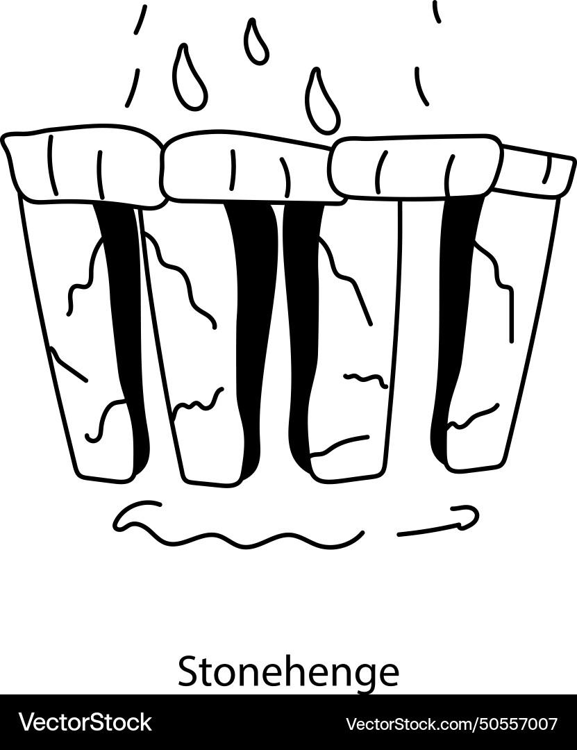 Stonehenge Royalty Free Vector Image - VectorStock