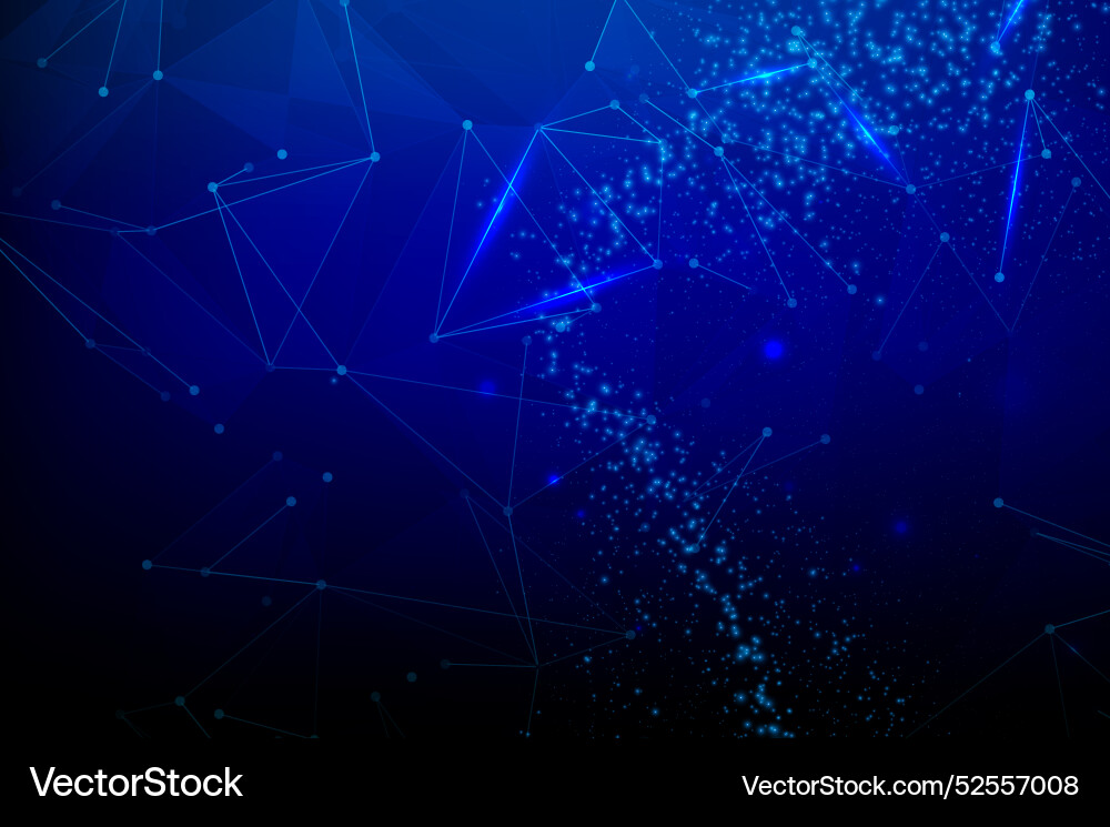 Abstract polygonal space Royalty Free Vector Image