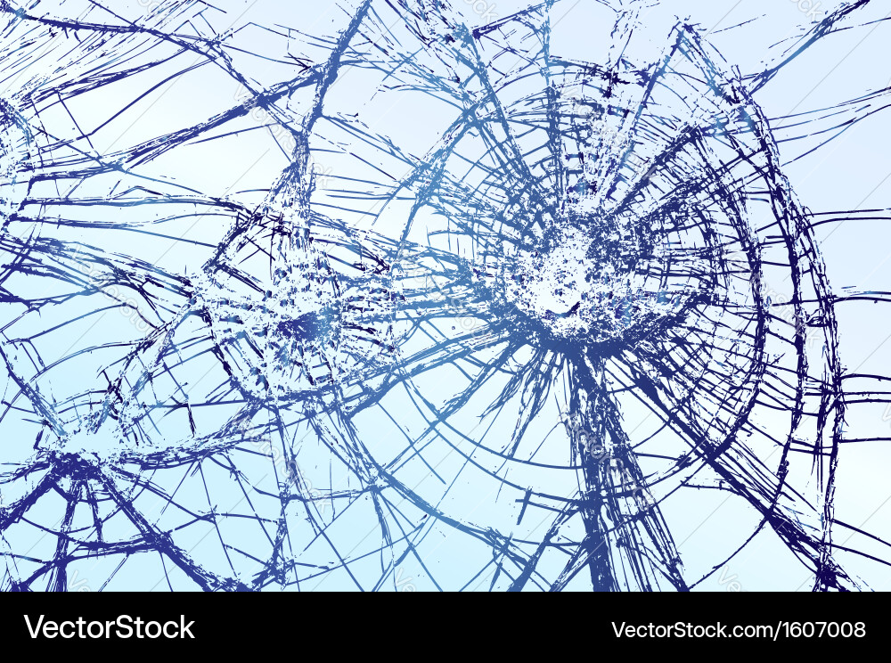 Fragmented Glass Royalty Free Vector Image - VectorStock