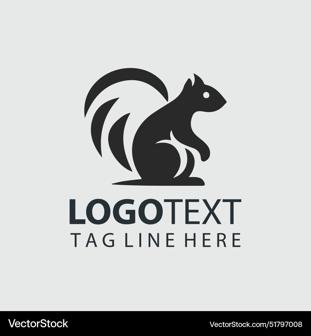 Squirrel logo Royalty Free Vector Image - VectorStock