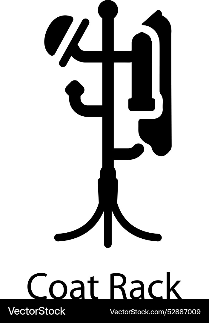 Coat rack Royalty Free Vector Image - VectorStock