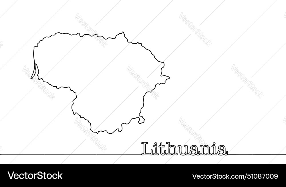 Lithuania Royalty Free Vector Image - VectorStock