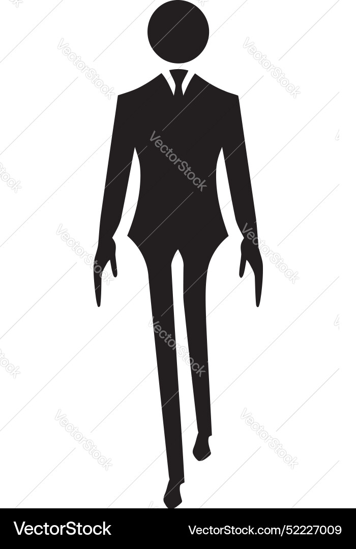Playful pencils elegant black stickman emblem ink Vector Image
