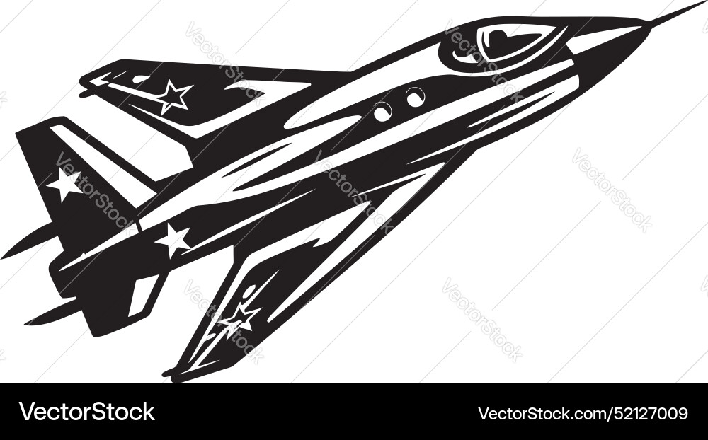 Storm squadron air force thunderbolt icon Vector Image