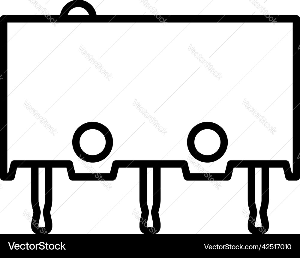 Micro button icon Royalty Free Vector Image - VectorStock