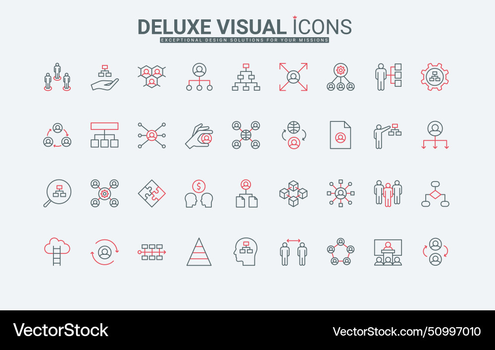 Structure and hierarchy of corporate company Vector Image