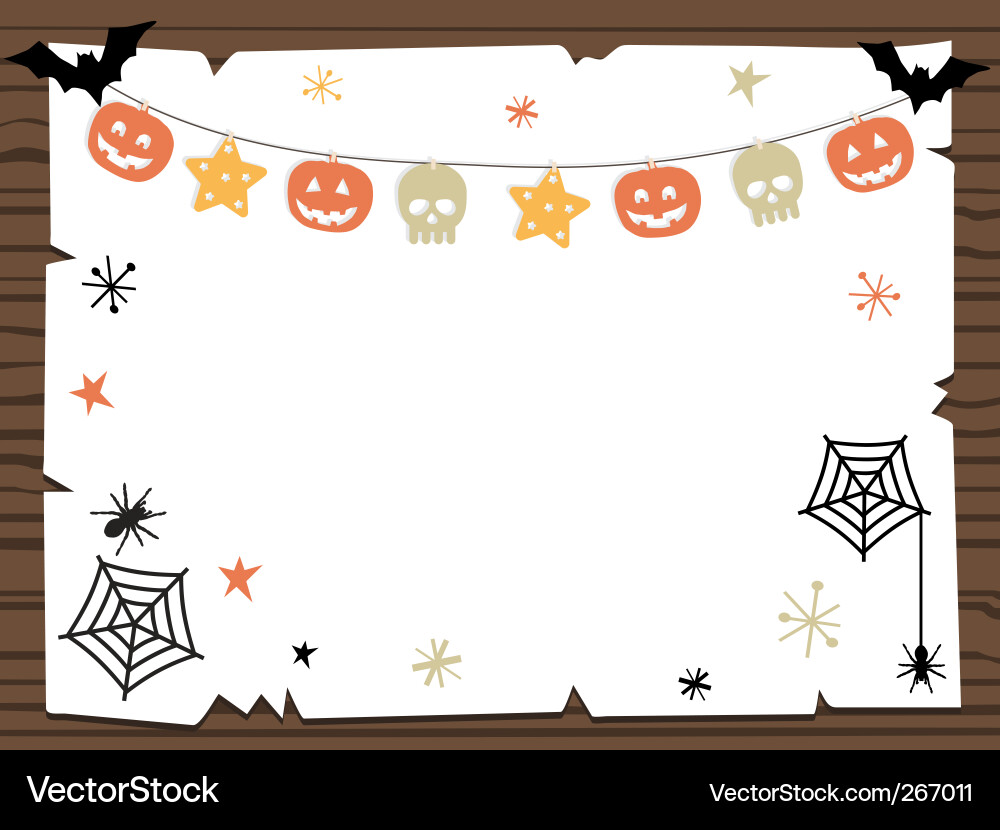 Halloween sign Royalty Free Vector Image - VectorStock