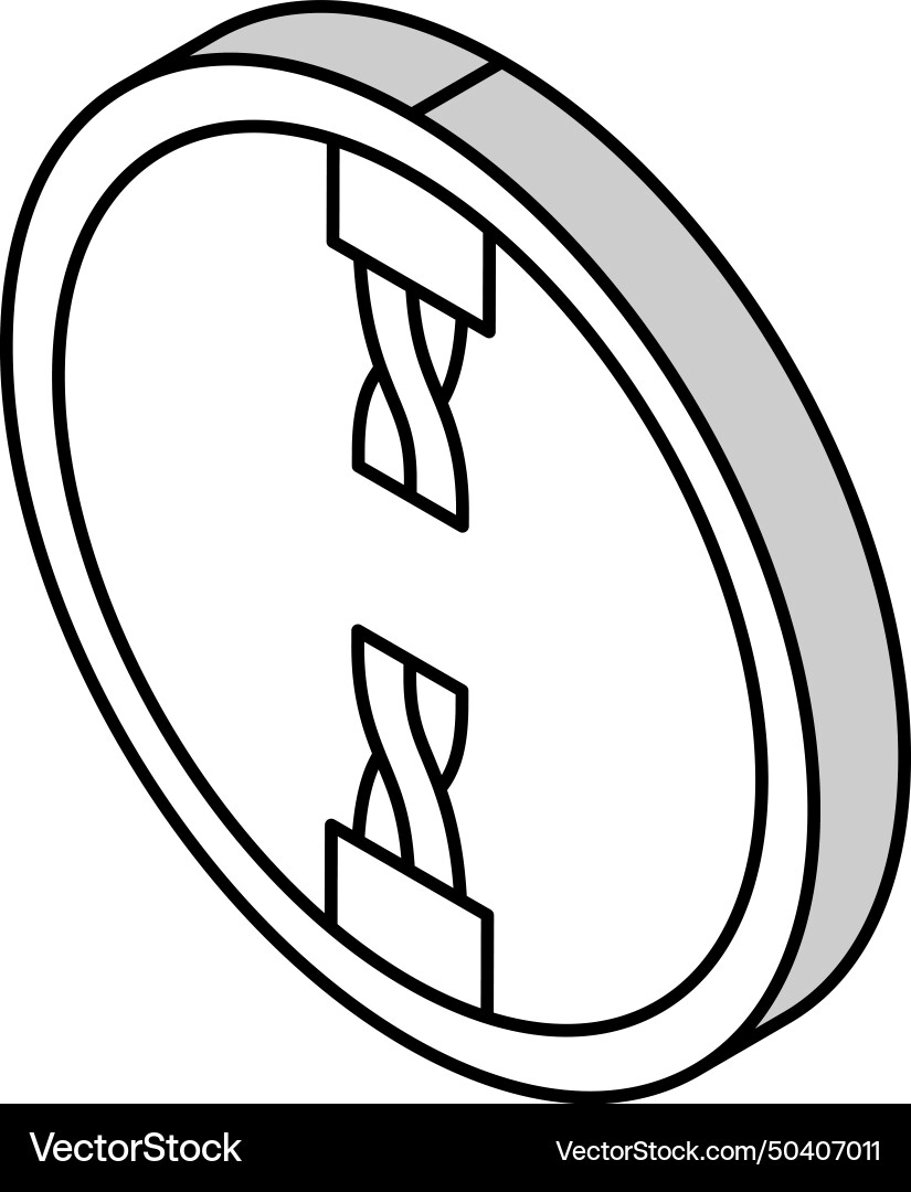 Shock electricity isometric icon Royalty Free Vector Image