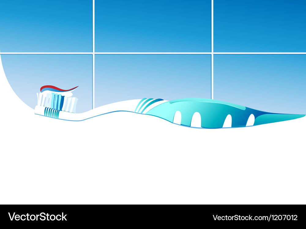 Toothbrush Royalty Free Vector Image - VectorStock